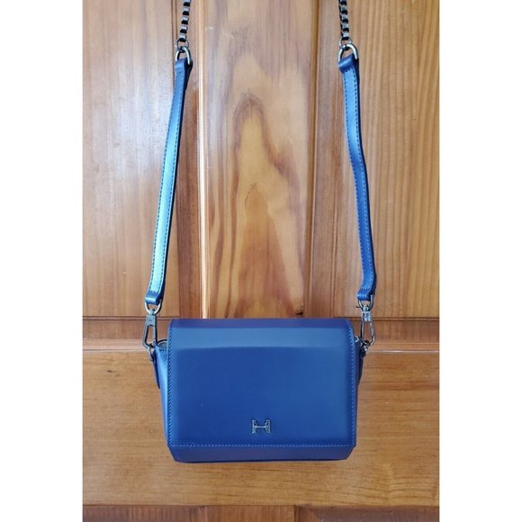 Halston Heritage | Bags | Halston Heritage Crossbody Bag Purple Leather ...